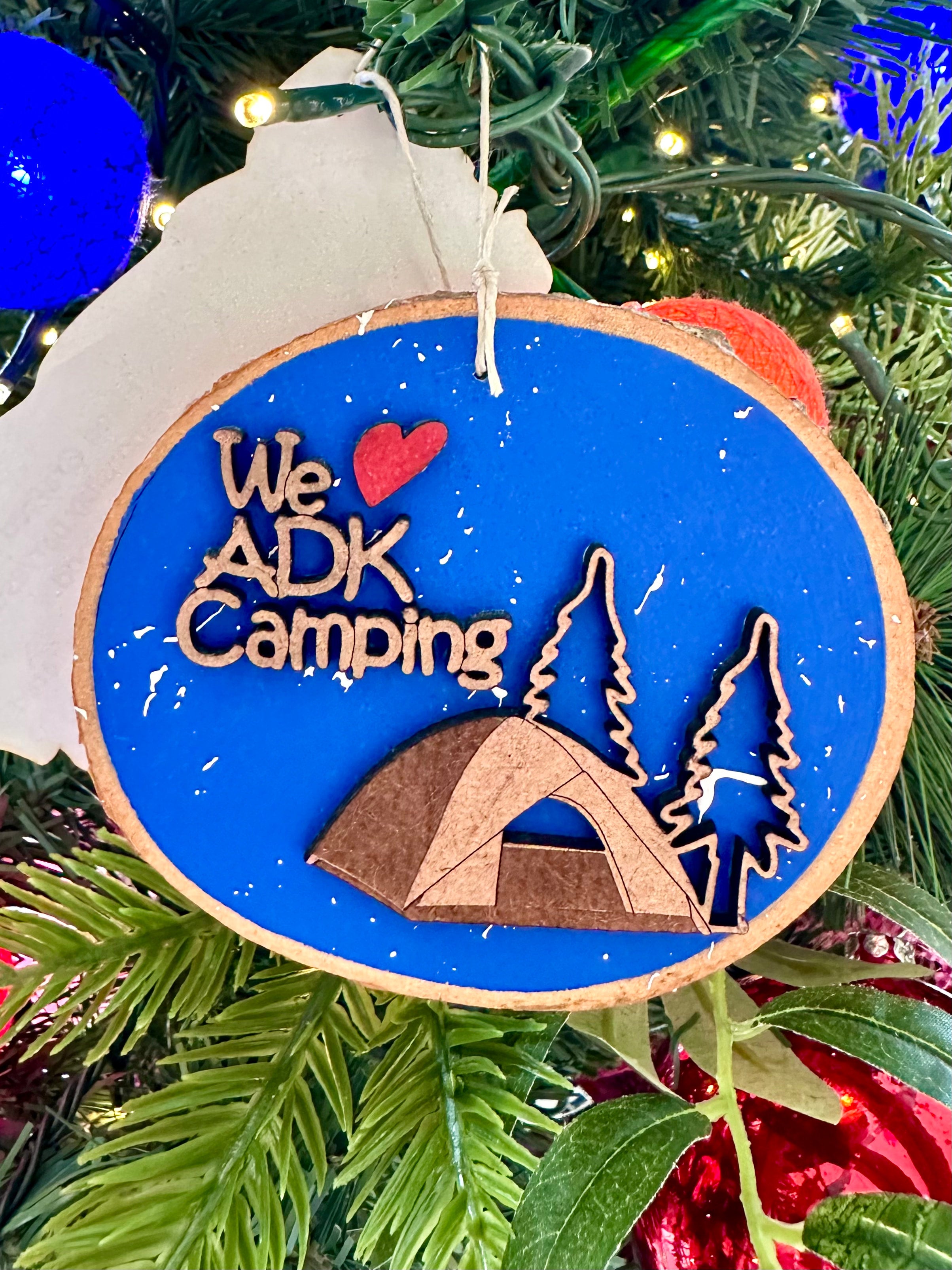 Lake George- We Love ADK Camping Orn | THE OUTER BANKS CHRISTMAS SHOP