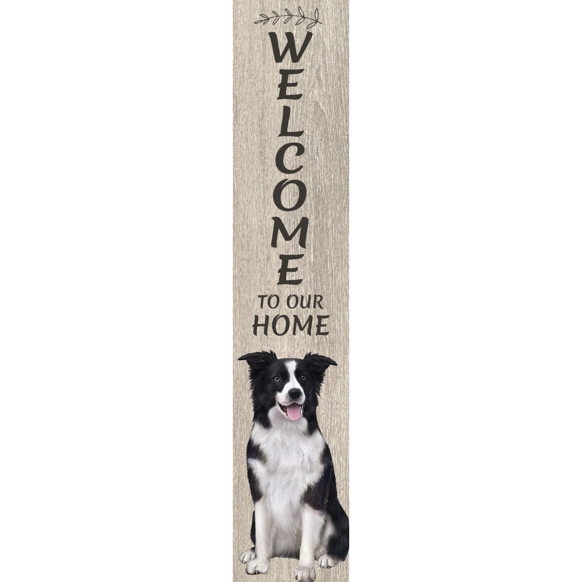 Border Collie Welcome sign | THE OUTER BANKS CHRISTMAS SHOP