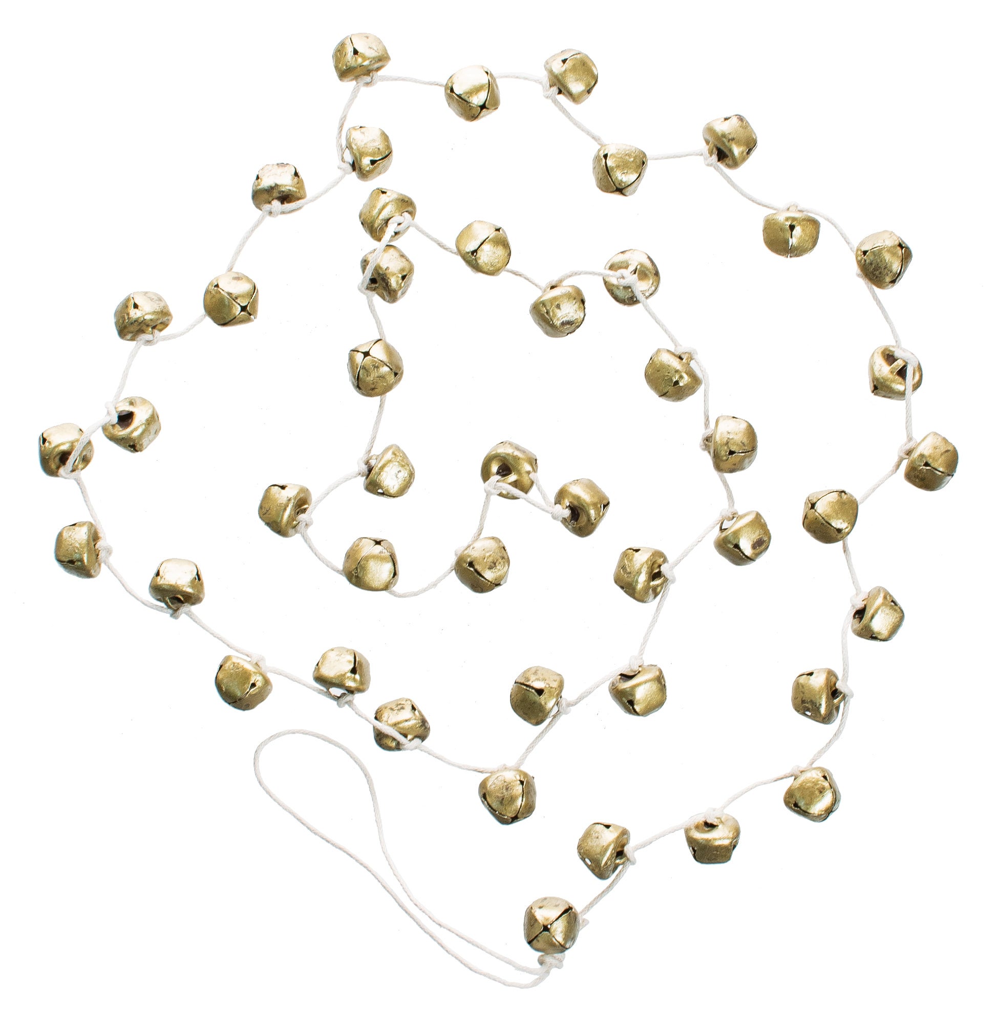 Gold Metal Jingle Bells Garland | THE OUTER BANKS CHRISTMAS SHOP