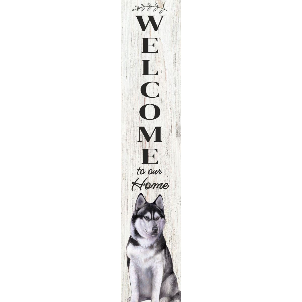 Siberian Husky Welcome sign | THE OUTER BANKS CHRISTMAS SHOP