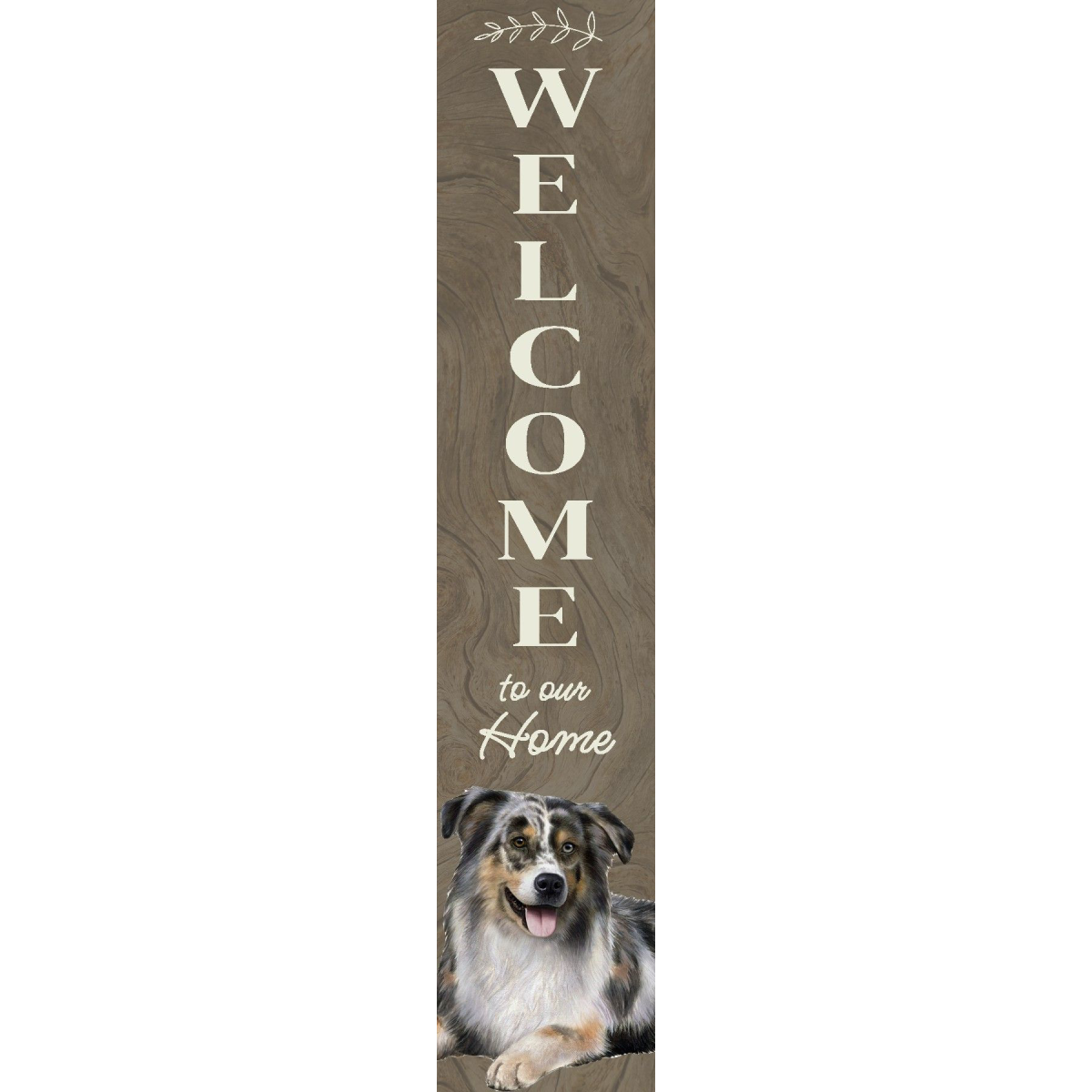 Australian Shepherd Welcome sign | THE OUTER BANKS CHRISTMAS SHOP