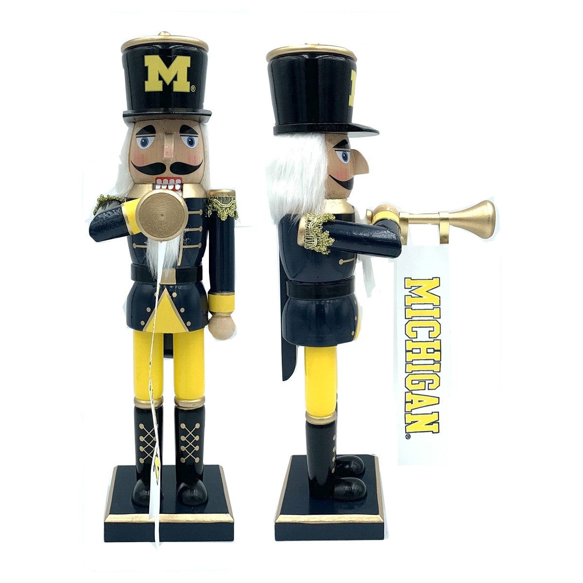 14" Michigan Bugler Nutcracker | THE OUTER BANKS CHRISTMAS SHOP
