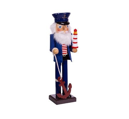 15" Captain Nutcracker w/Anchor & Lighthouse | THE OUTER BANKS ...