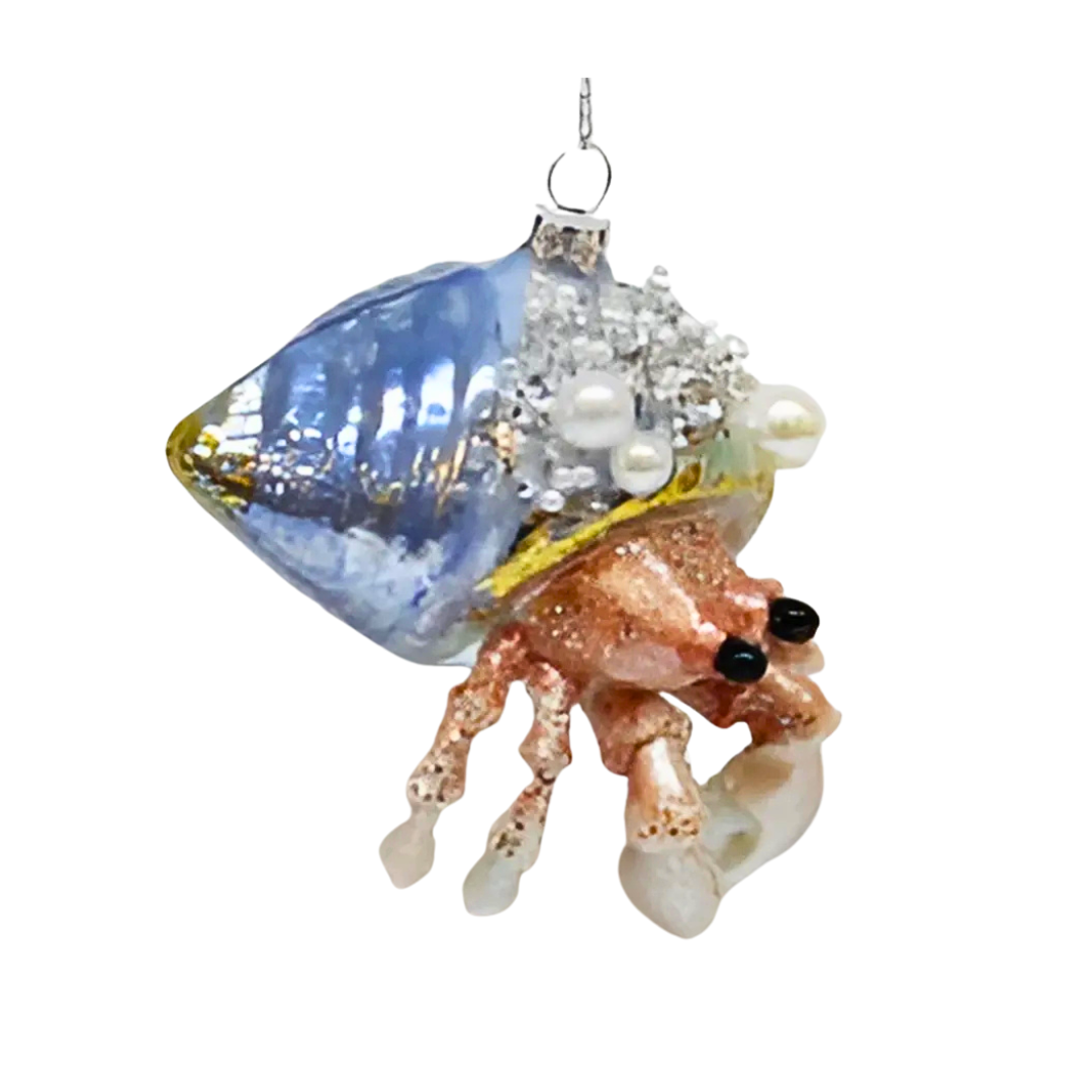 Glass Hermit Crab | THE OUTER BANKS CHRISTMAS SHOP