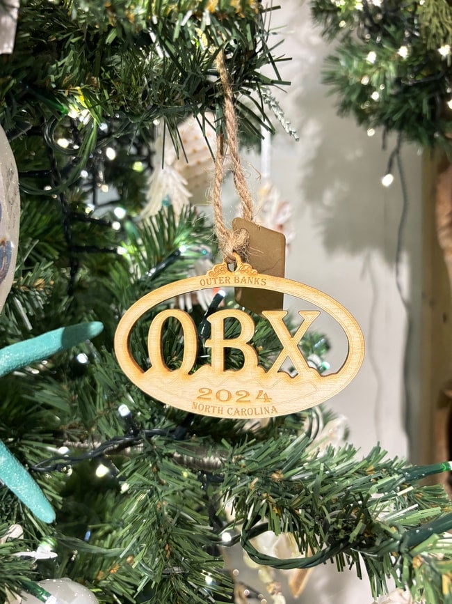 Laser-Cut Ornament - Bicast | THE OUTER BANKS CHRISTMAS SHOP